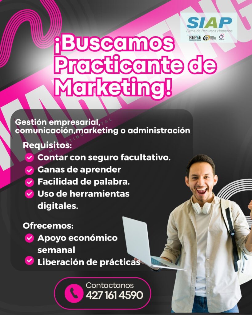 Practicante de Marketing – SIAP